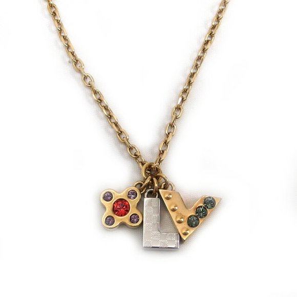 Louis Vuitton | Jewelry | Louis Vuitton Pandantif Love Letters Necklace ...